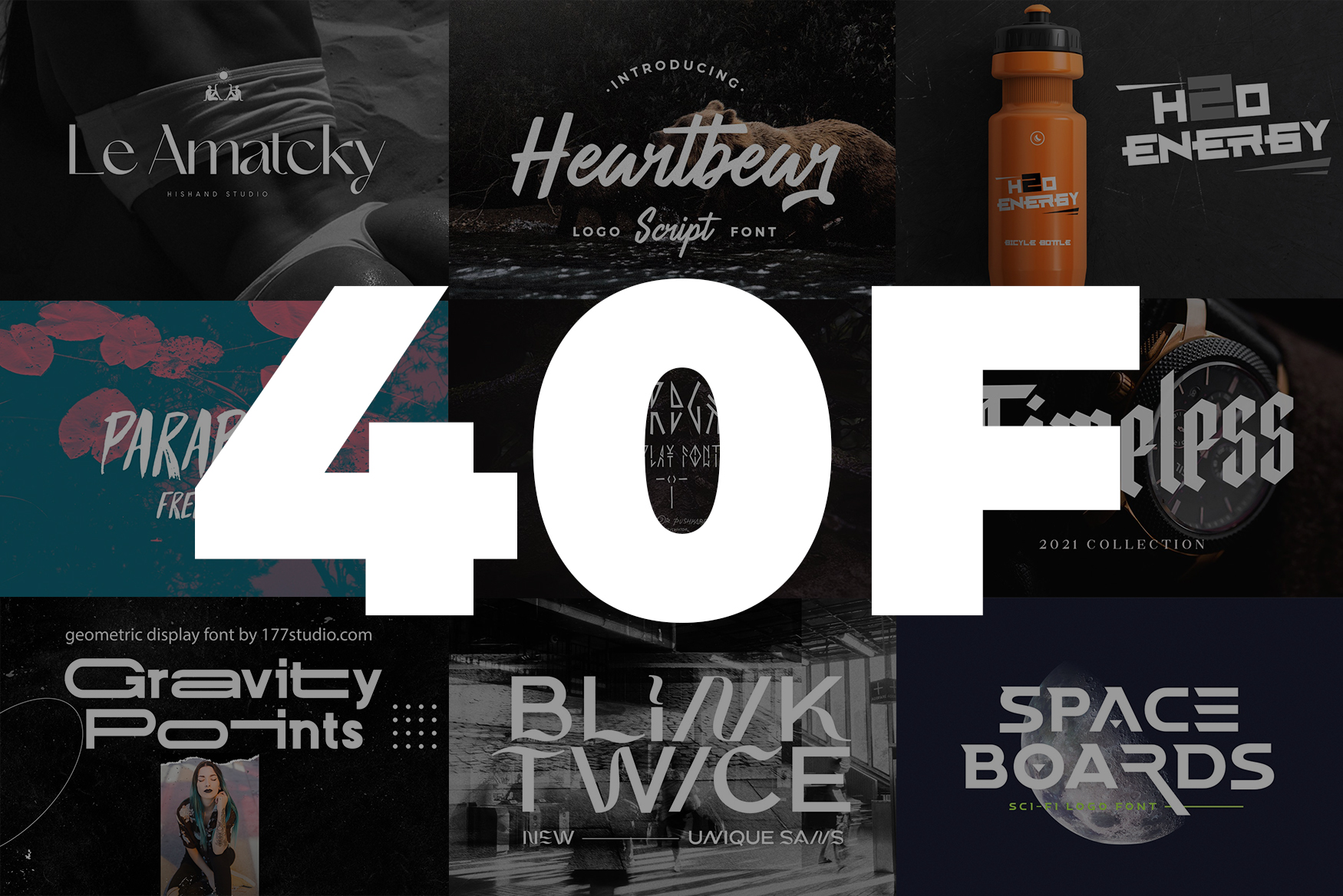 40 FONTS - Искусство, дизайн, вдохновение — ReJump.ru